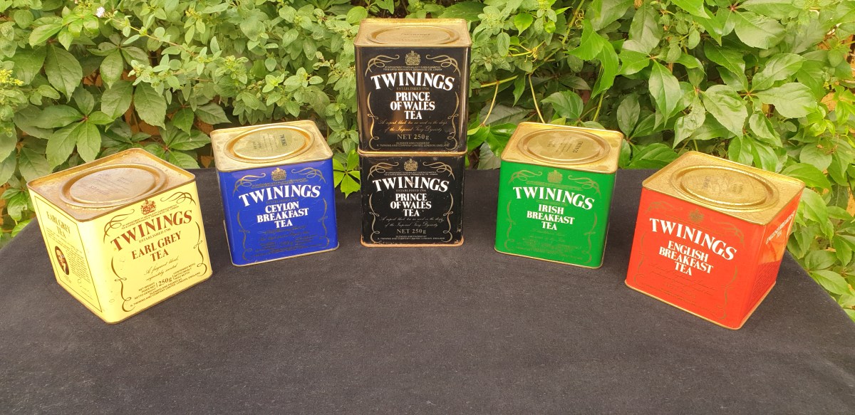 Vintage Twinings Tea Tins, used – The Hariet Emporium